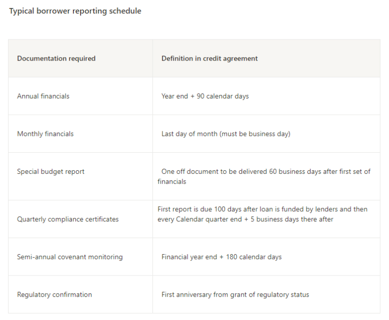 Borrower reporting portal - LedgerComm